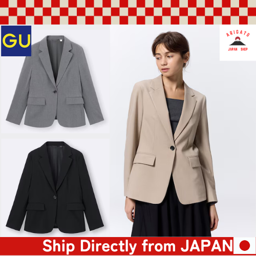 GU Washable Tailored Jacket Z【Direct from Japan】 | Shopee Philippines