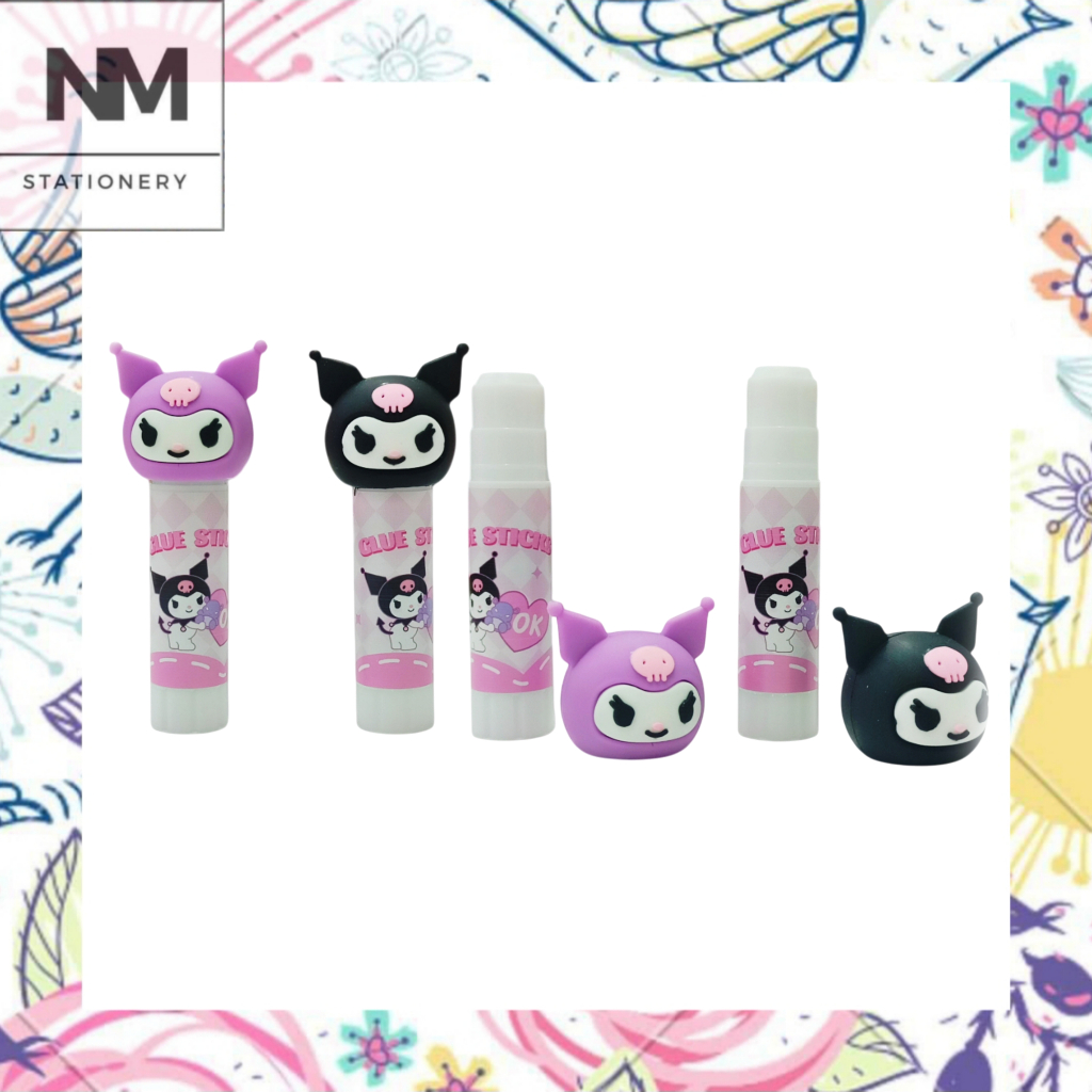 NM Sanrio Glue Stick Kuromi Design Solid Glue - High Viscosity 2412 ...