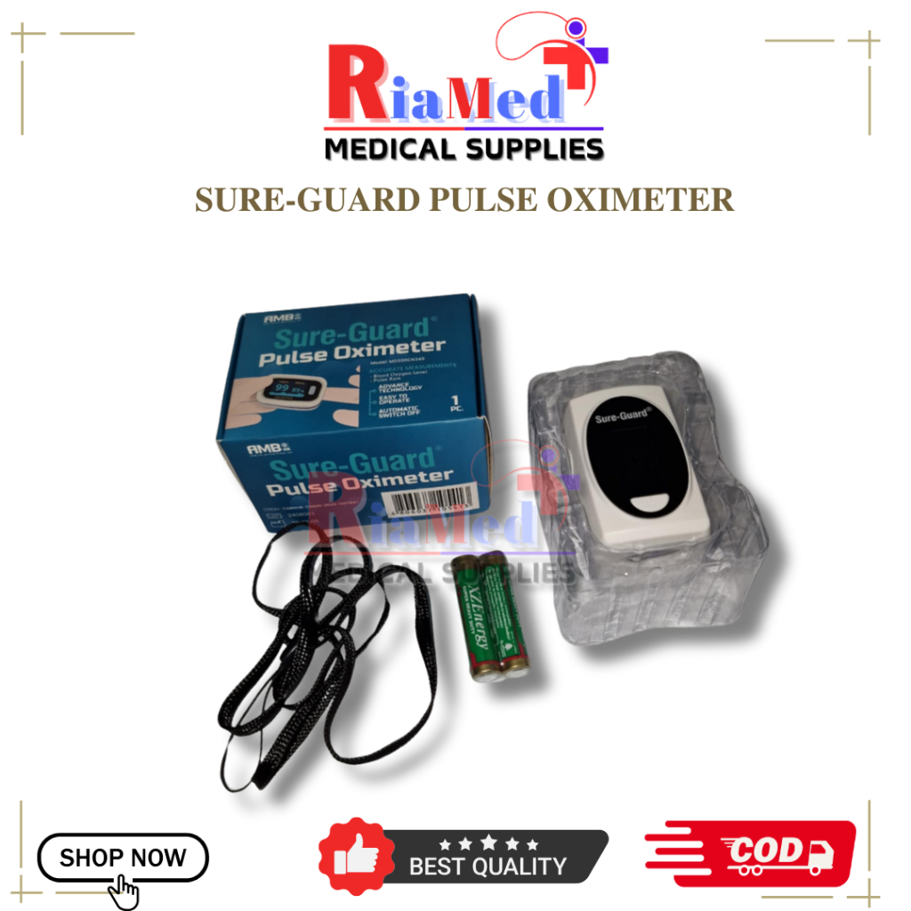 SURE-GUARD Pulse Oximeter (Adult) | Shopee Philippines