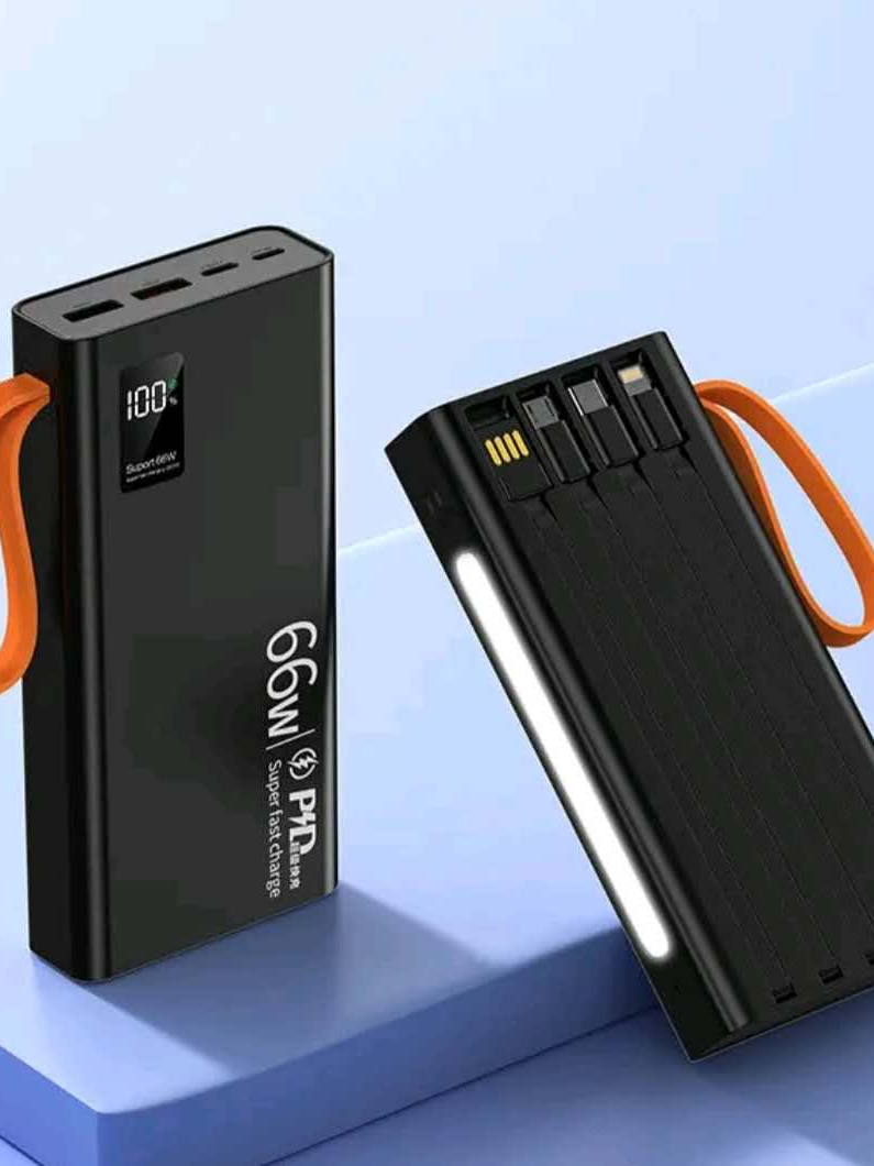 66W PD Super Fast Charging Large Capacity Powerbank - Portable ...