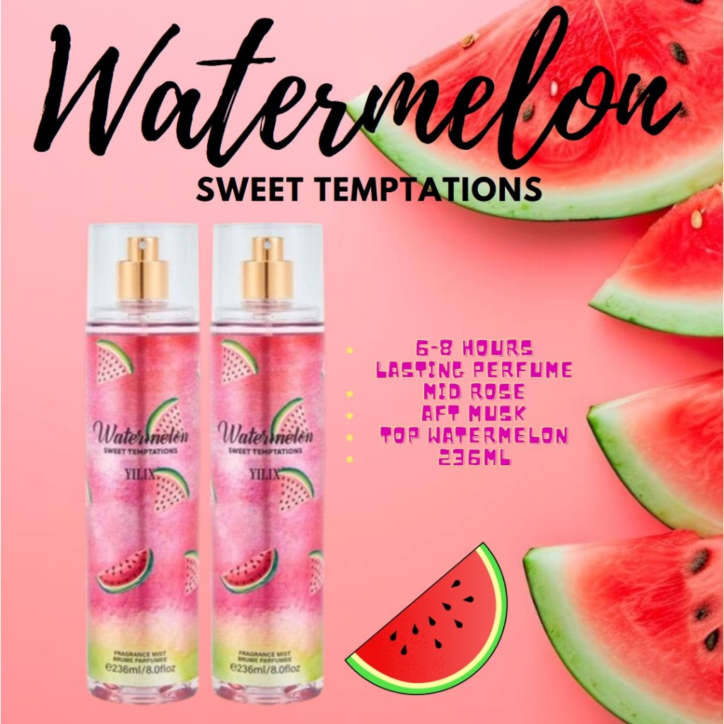 BUY 1 TAKE 1 Yilix Fruit Fave Watermelon Scent Body Spray - Perfume For ...
