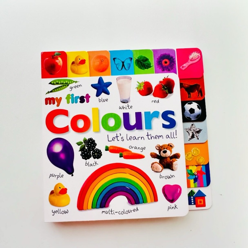 DK: My First Colours Lets Learn Them All! (Tabbed Board Book) | Shopee Philippines