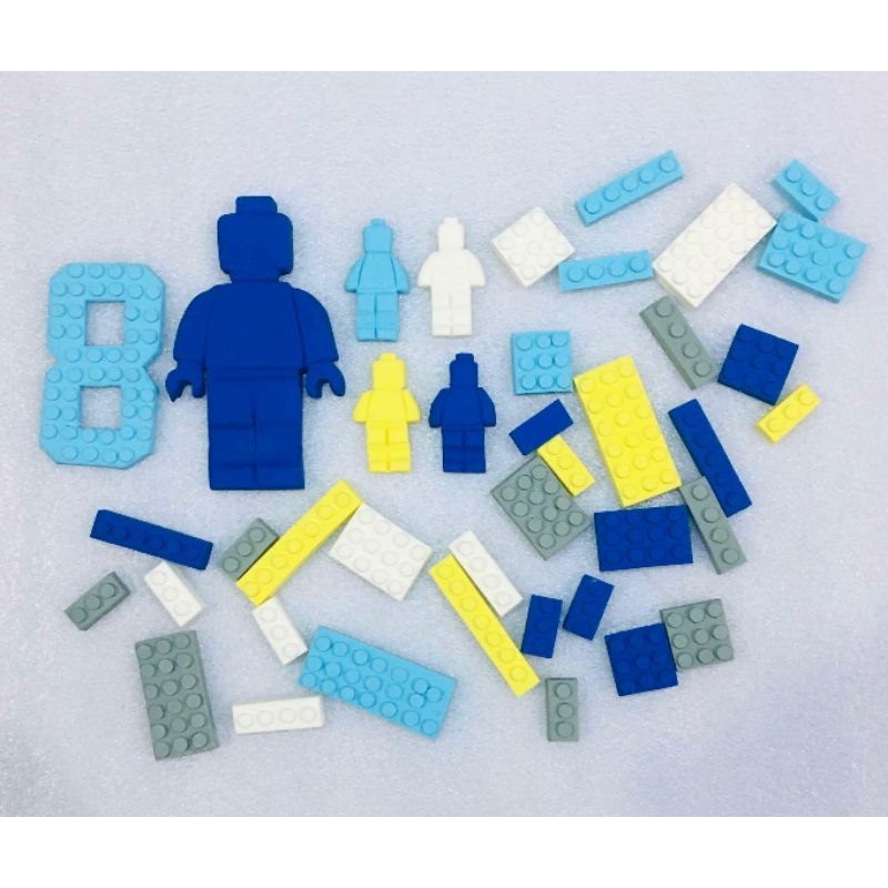 one piece , lego, sonic, detective conan - cake and cupcake toppers ...