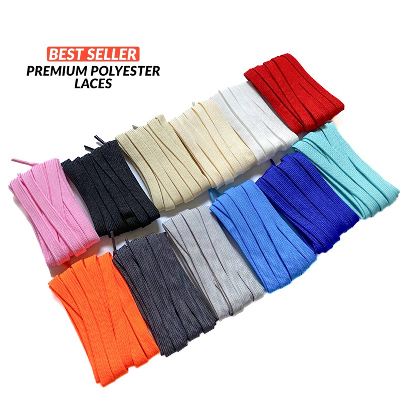 LAZE.PH 8-9MM Premium polyester shoe laces w/ FREE aglets | Shopee ...