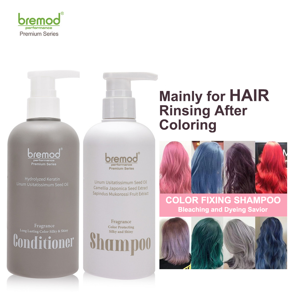Bremod Premium Fragrance Shampoo & Conditioner Hair Color Protecting ...