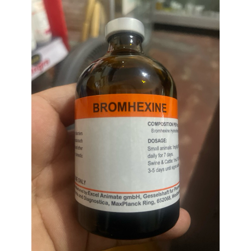 BROMHEXINE Mucolytic-Expectorant/Germany/ 100ML- INJECTABLE | Shopee ...