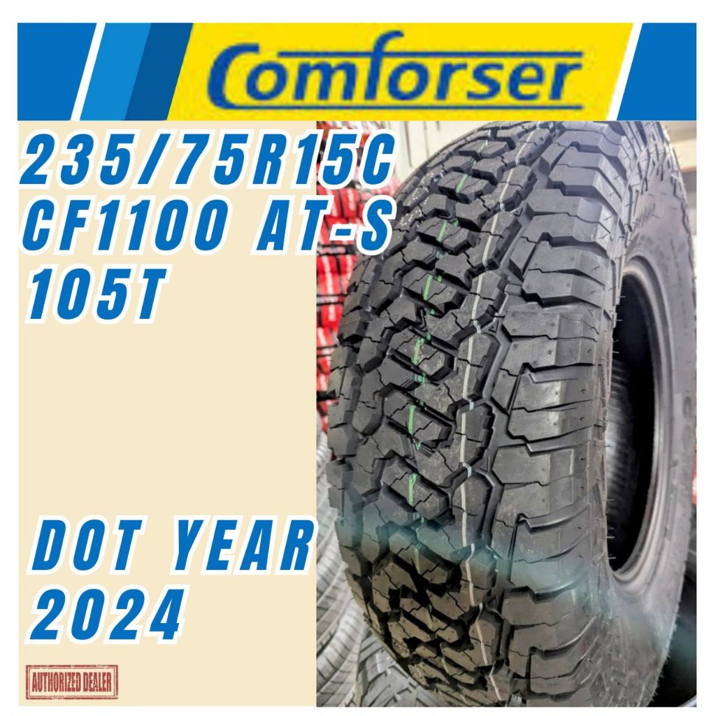 COMFORSER 235/75R15 CF1100 AT-S ALL TERRAIN TIRES BRAND NEW DOT YEAR 2024 | Shopee Philippines