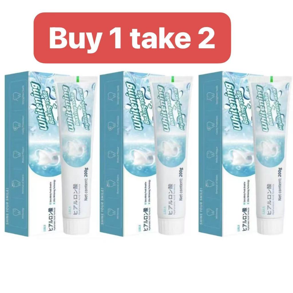 teeth Whitening toothpaste Peppermint Food Graded Family baking soda ...