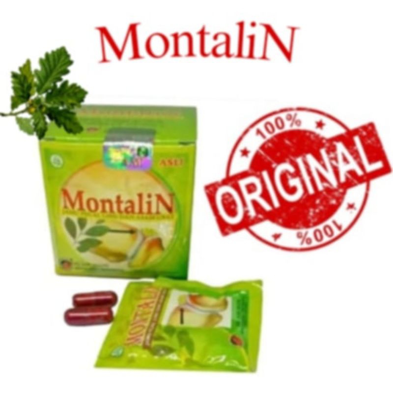 MONTALIN Herbal Capsule 100% Original 10 sachet(40 capsule) | Shopee ...