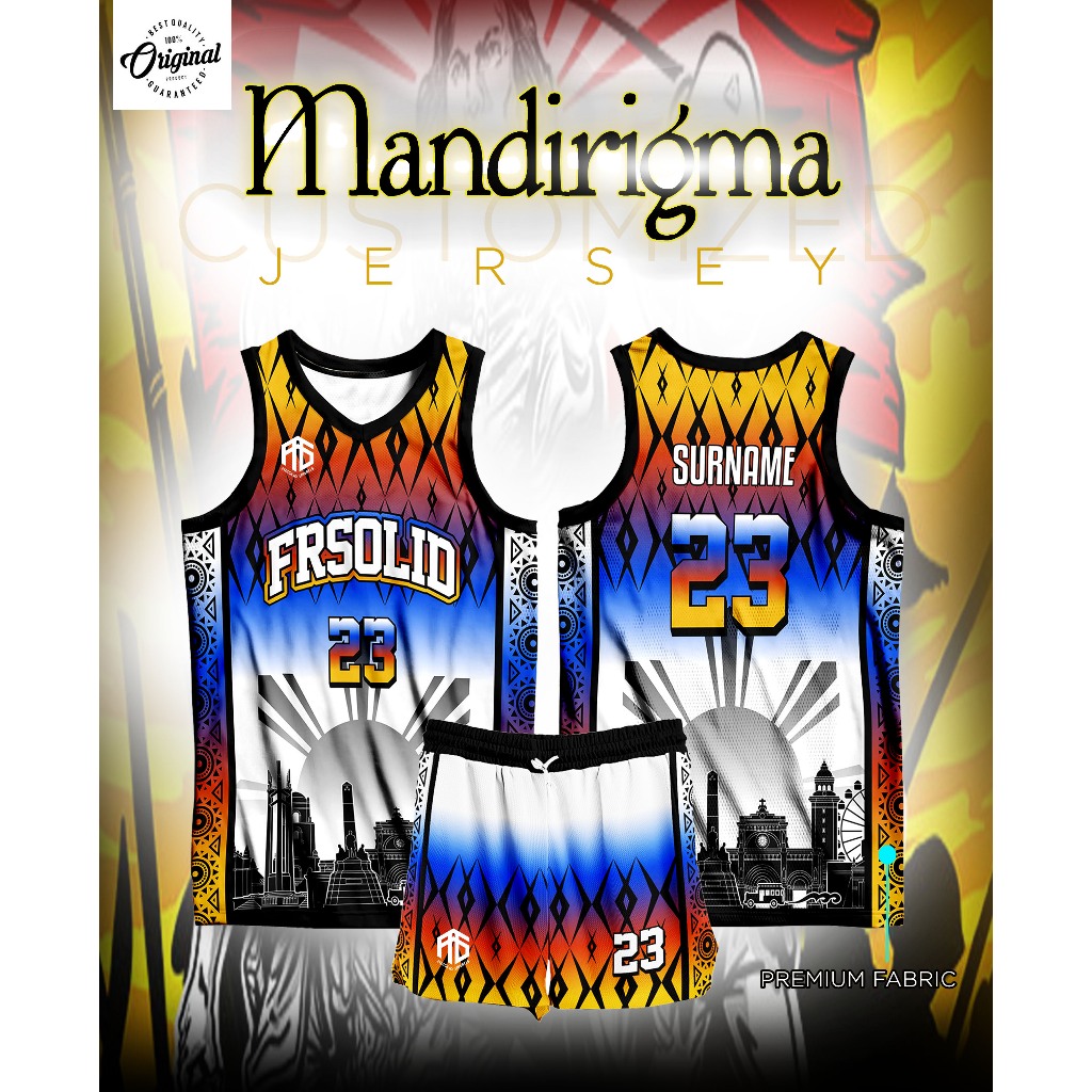 MANDIRIGMA FR CONCEPT Basketball sando and short customized for adult ...