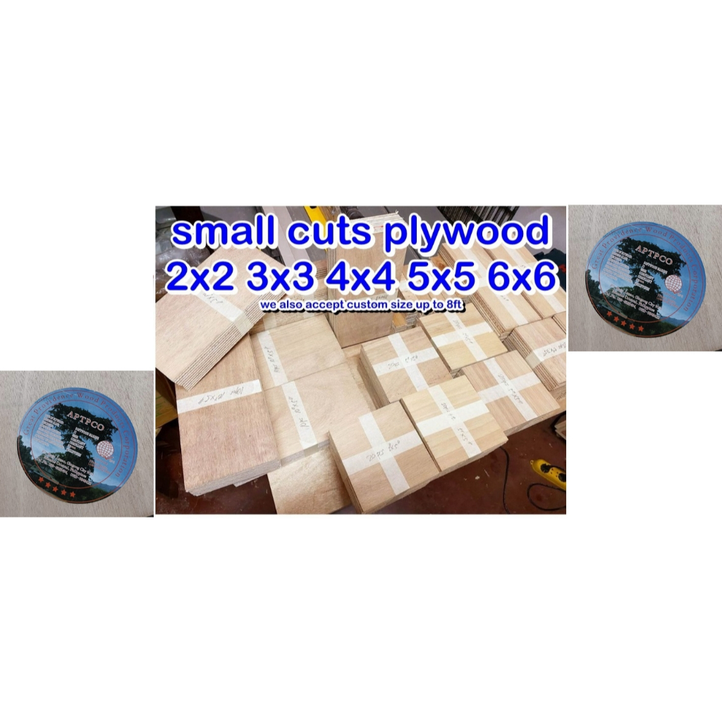DIY SMALL CUT SIZE [1/8] [1/4] PLYWOOD / SMALL BOARD 2x2 , 3x3 , 4x4 ...