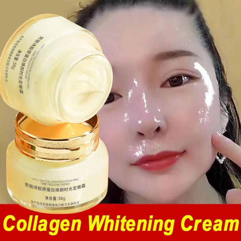 Collagen Cream Melasma Cream Whitening Moisturizing Anti-aging Lighten ...