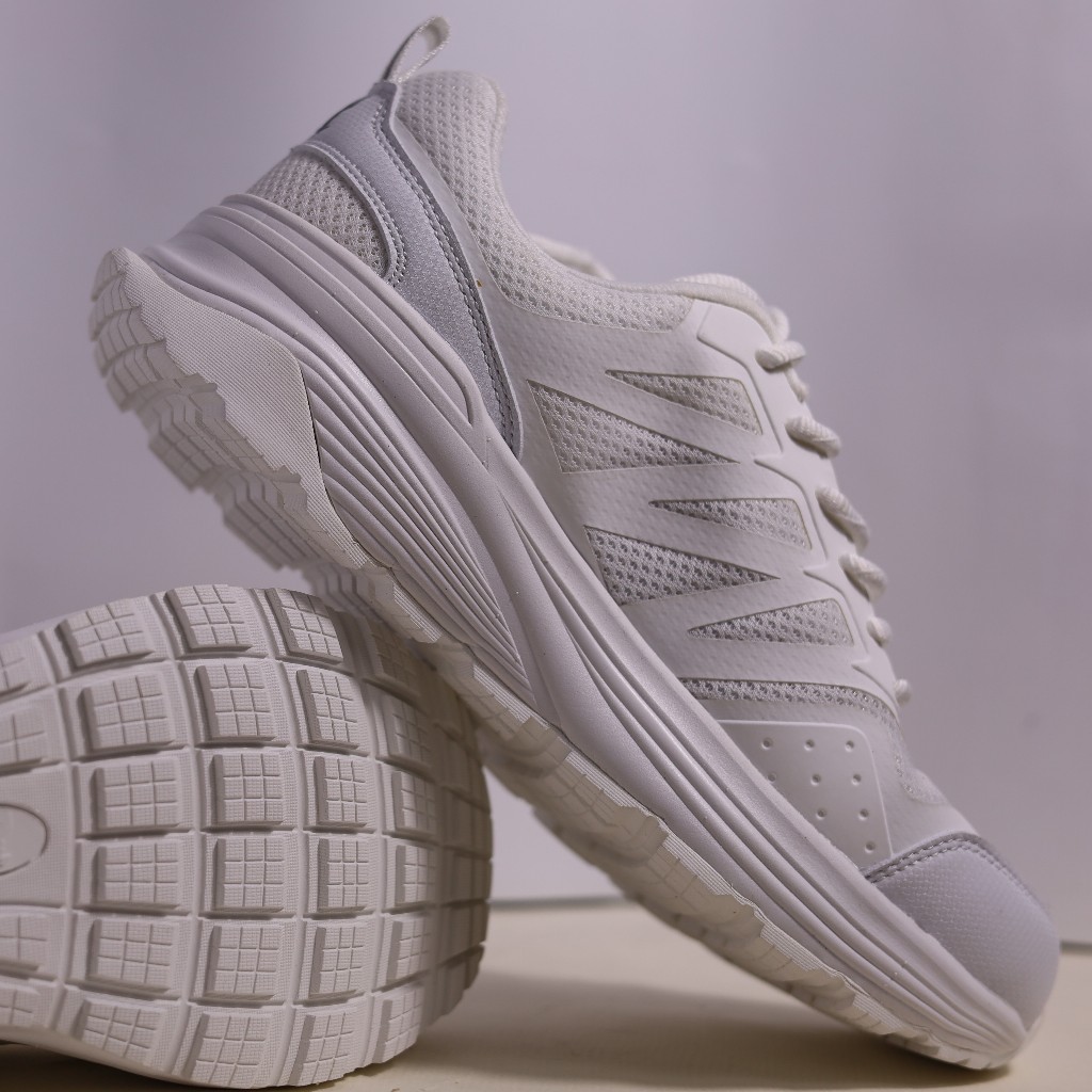 PNP ATHLETIC RUNNING SHOES WHITE ZHOEBLESS NEW DESIGN | Shopee Philippines