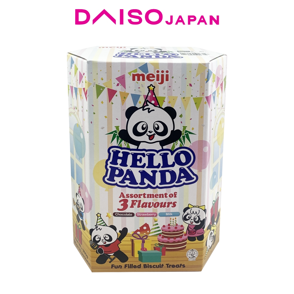 Daiso Meiji Hello Panda Assortment of 3 Flavors Pack (260g) | Shopee ...