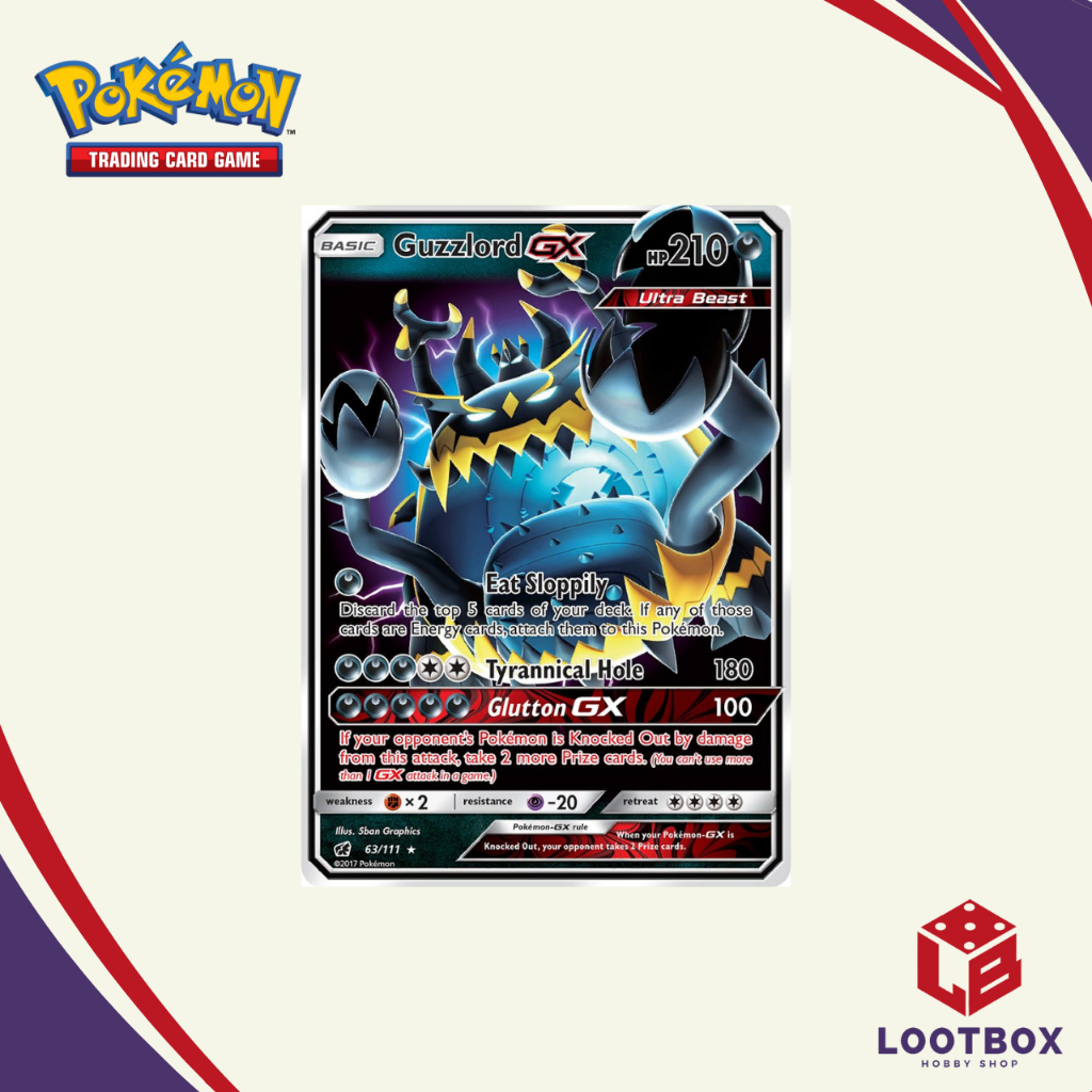 Pokemon Card Game: Guzzlord GX (Ultra Rare) - Crimson Invasion | Shopee ...