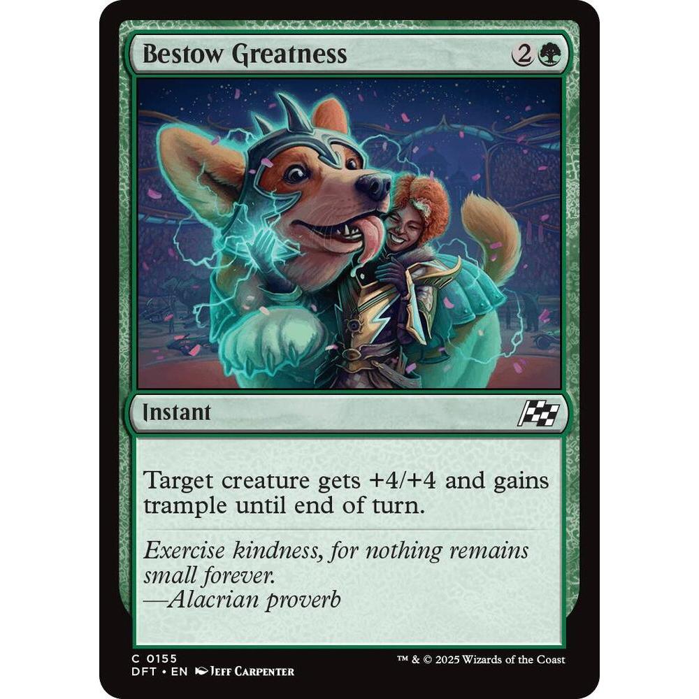 Bestow Greatness - Aetherdrift (DFT) | Shopee Philippines
