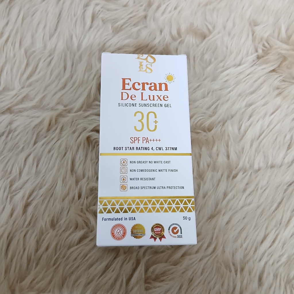 Luxe Skin Ecran De Luxe Silicone Sunscreen Gel 50g | Shopee Philippines