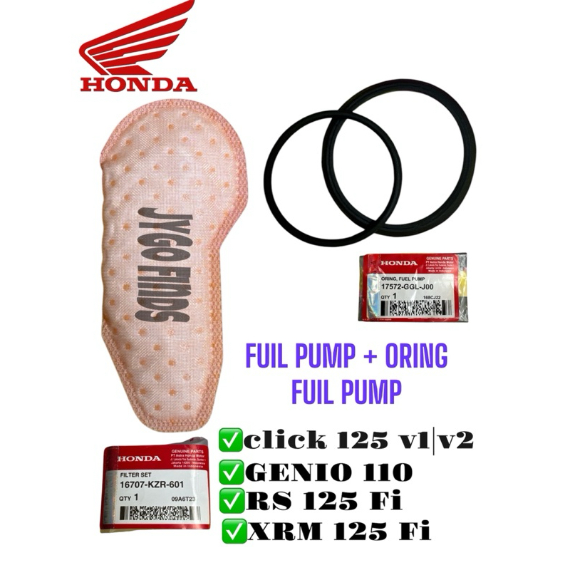 Fuel Filter+Fuel Pump Oring Set CLICK125 V1 V2/GENIO 110/RS125 FI/XR ...