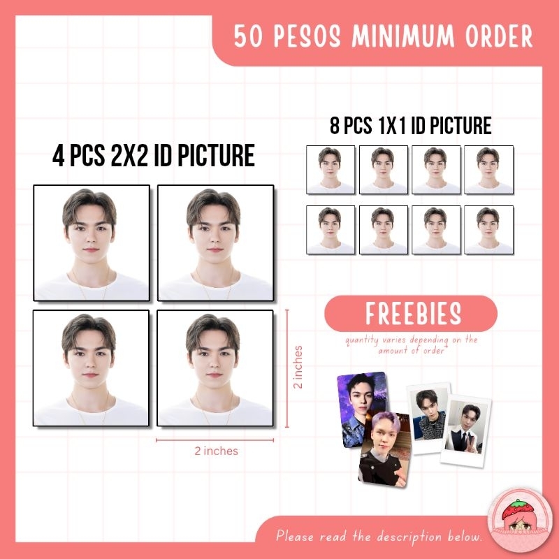VERNON HANSOL 1X1 2X2 ID PHOTO PC PHOTOCARD UNOFFICIAL FANMADE PRINT K ...