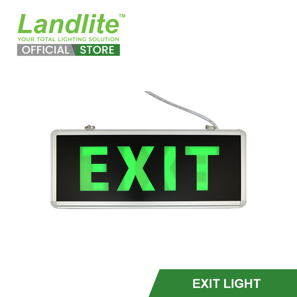 Landlite Exit Lights (LEMEX-01-2EXIT Double-Faced) | Shopee Philippines