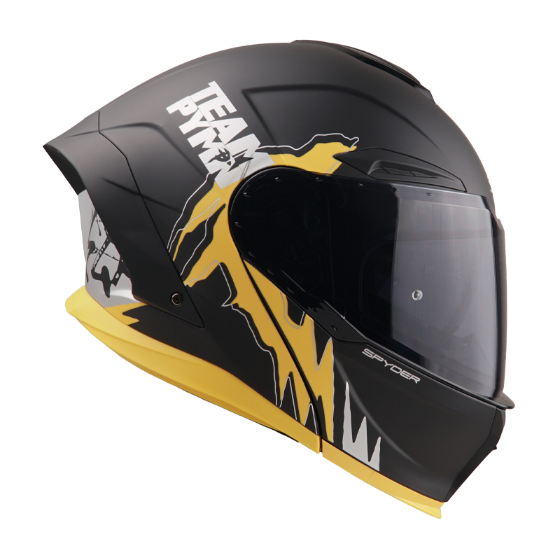 Spyder x Team Payaman Icon GD Modular Motorcycle Helmet with Dual Visor ...