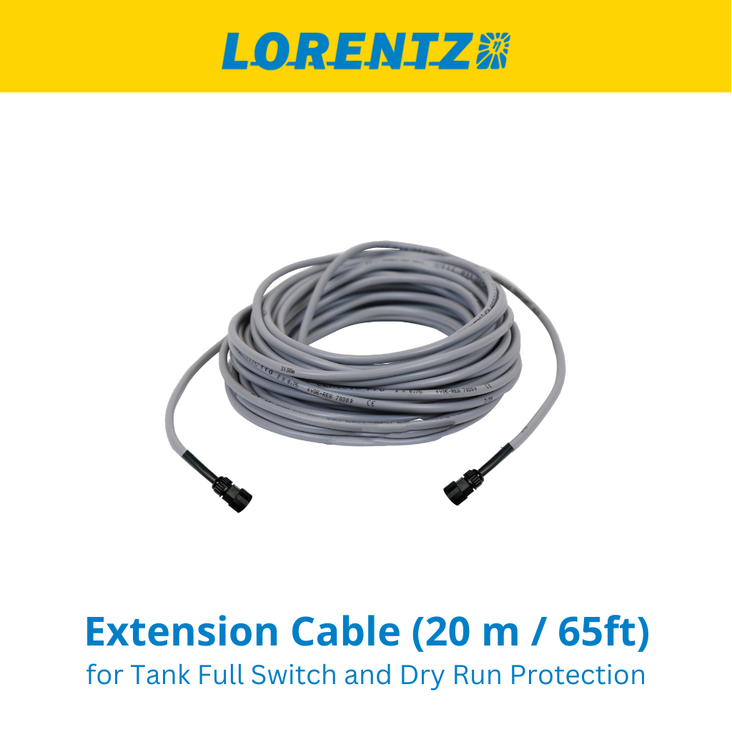 LORENTZ S1 Extension cable 20m for dry run protection switch / tank ...