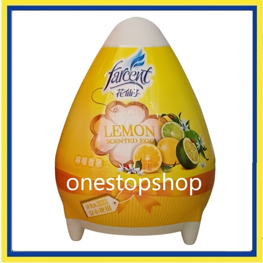 Farcent Scented Egg Lemon Fragrance 120g 花仙子 香氛蛋 檸檬 | Shopee Philippines