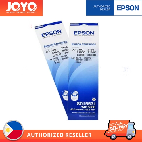 EPSON S015531 RIBBON CARTRIDGE FOR LQ2180/2190/LQ2070 (BLACK) | Shopee ...