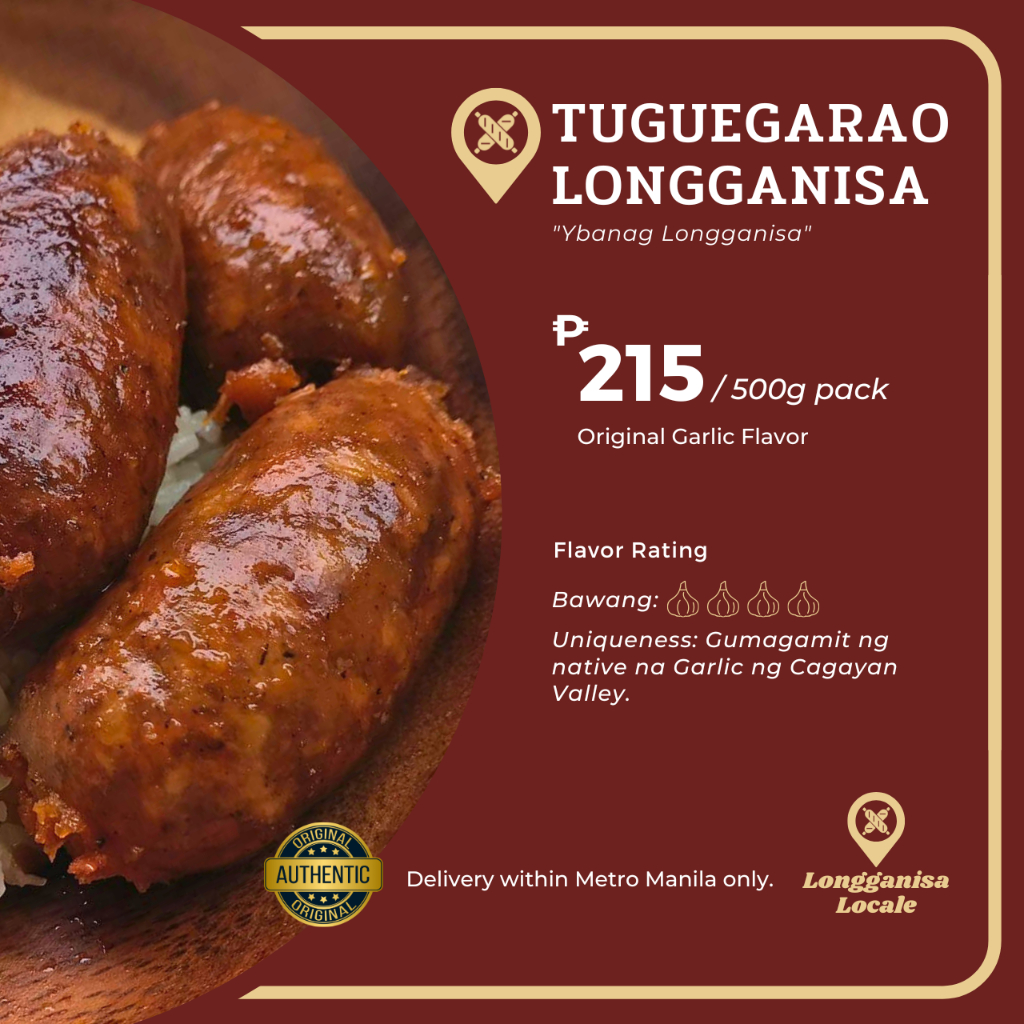 Tuguegarao Longganisa "Ybanag Longganisa" 500 grams | Shopee Philippines