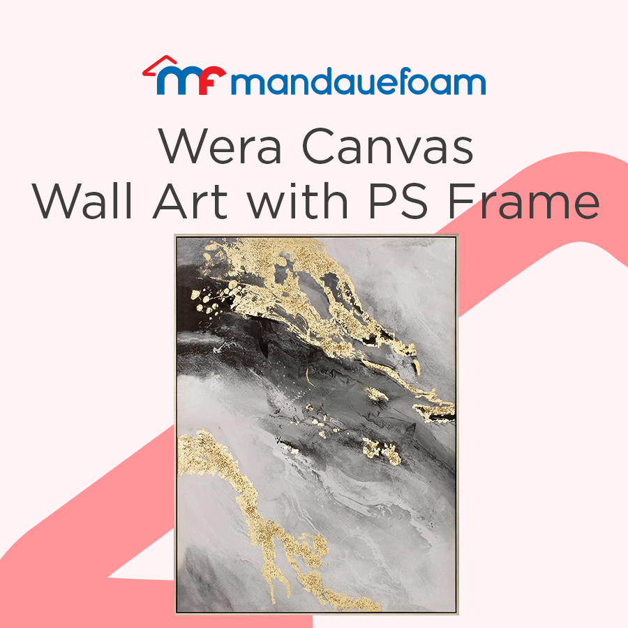 Mandaue Foam Wera Canvas Wall Art with PS Frame 90x120 cm | Shopee ...