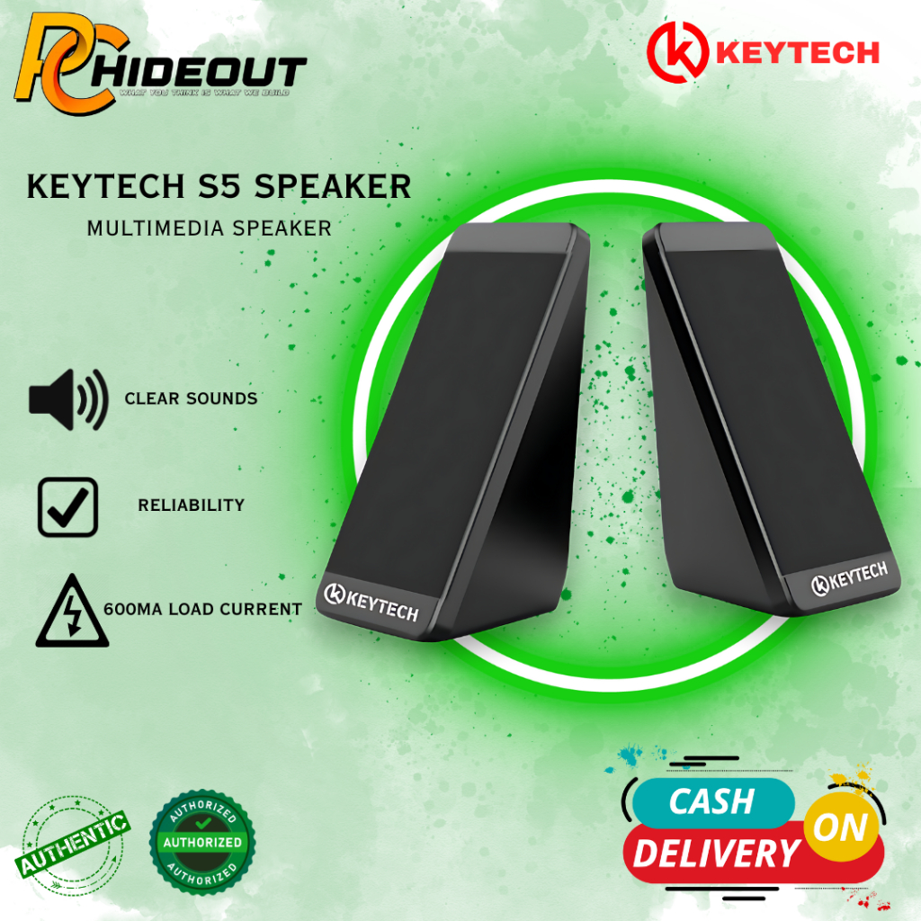 KEYTECH S5 COMPUTER MULTIMEDIA SPEAKER | Shopee Philippines
