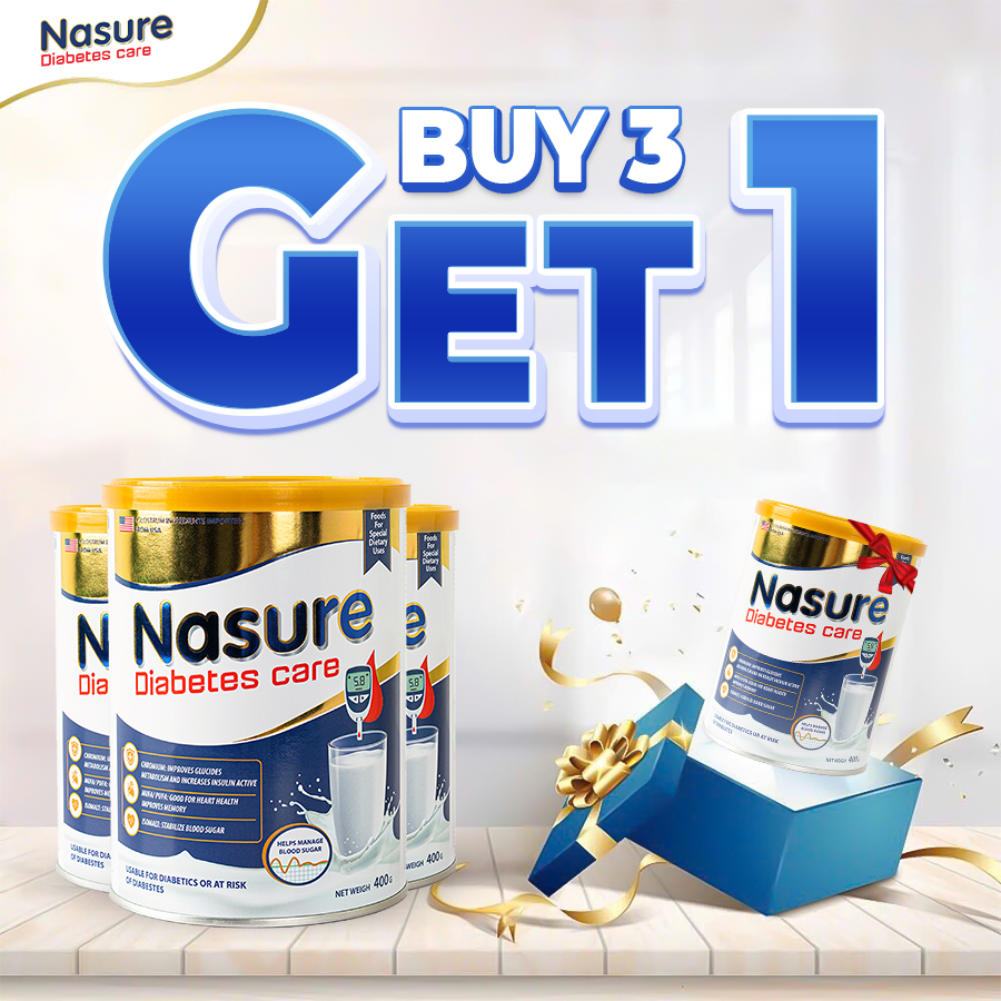 NASURE Original Diabetic Milk Powder Diabetes Supplement | Shopee ...