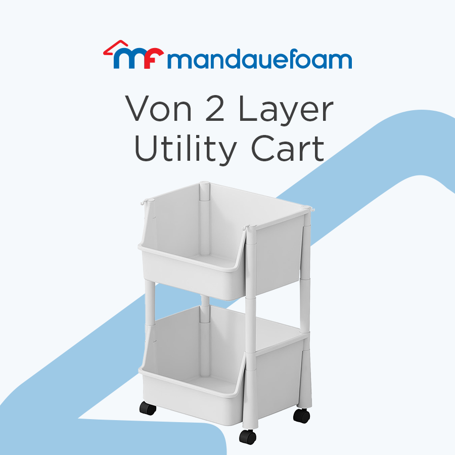 Mandaue Foam Von 2 Layer Utility Cart - 28.6x35.7x54 cm | Shopee ...