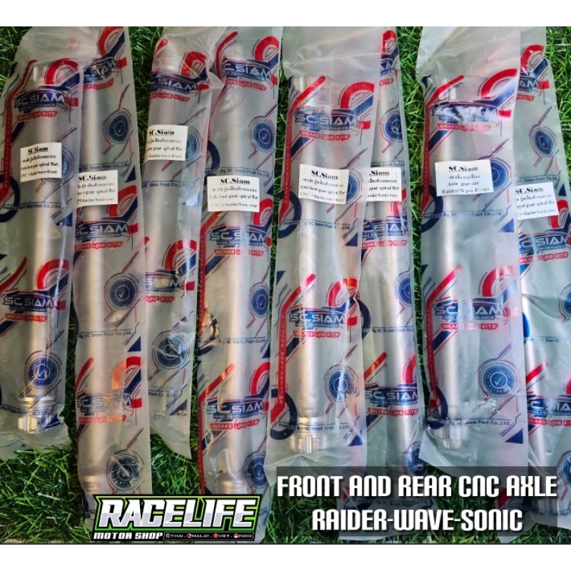 CNC FRONT AND REAR AXLE FOR RAIDER150 HONDA WAVE HONDA SONIC | Shopee ...