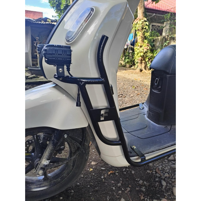 NEW ITEM! HONDA FAZZIO CRASH GUARD WITH BUILT IN LED BRACKET WITH CNC ...