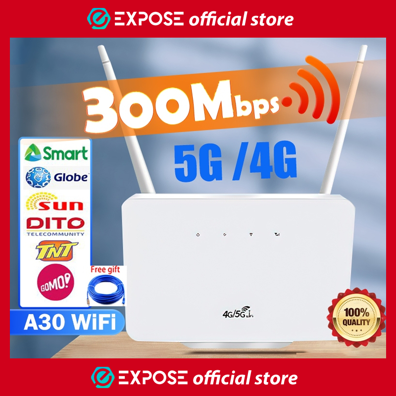 300Mbps Router Multi-Mode Wi-Fi Dual Band Wireless N Speed Router 4G 5G ...