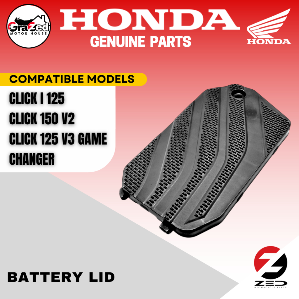 Click V2 and V3 BATTERY LID COVER Honda Click i 125 / 150 V2,125 V3 ...