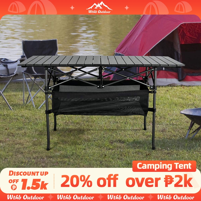 Hikeman Foldable Camping Table Portable Folding Meja Outdoor picnic ...