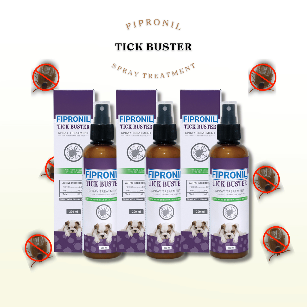 BOB Tick Buster Fipronil Spray Treatment Anti Garapata,Pulgas,Kuto for ...