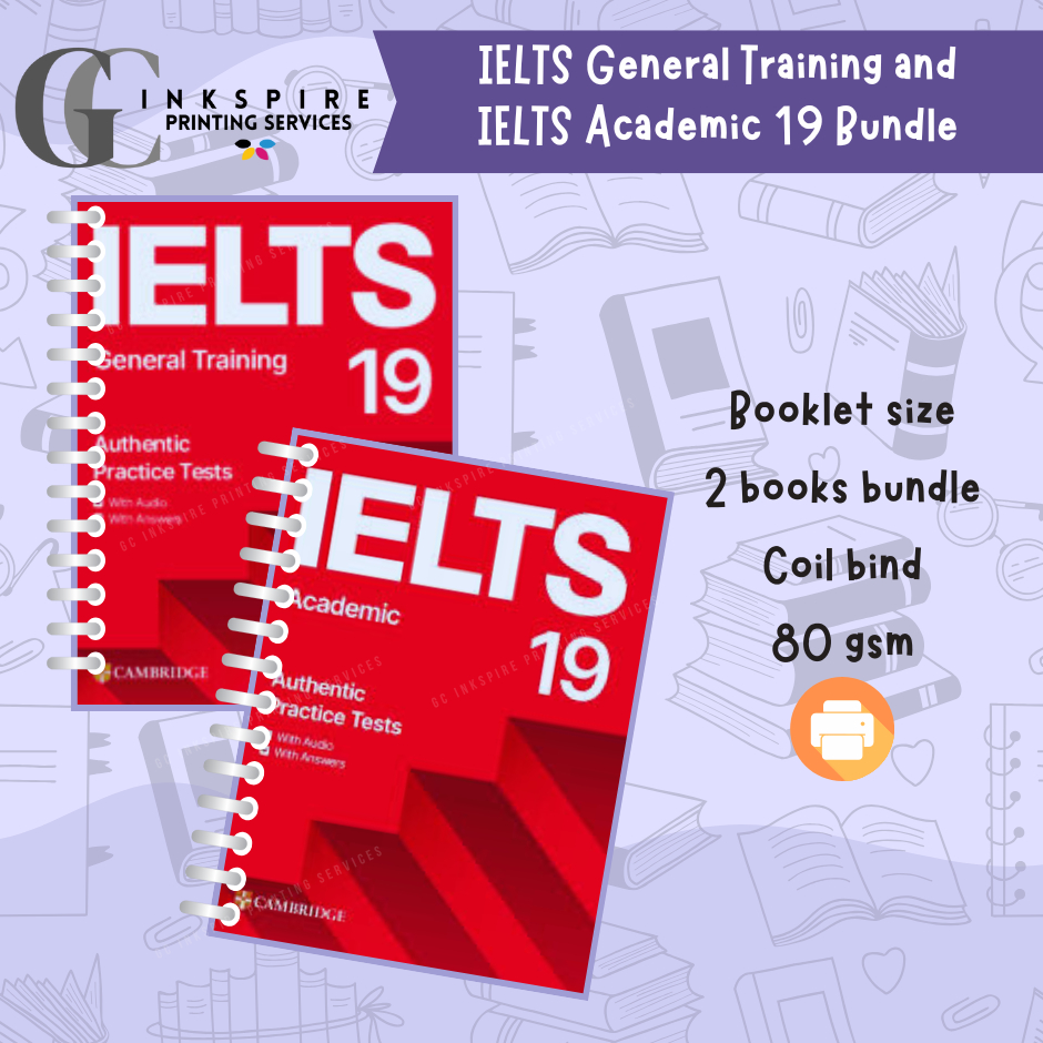 IELTS General Training and IELTS Academic 19 Bundle | Shopee Philippines