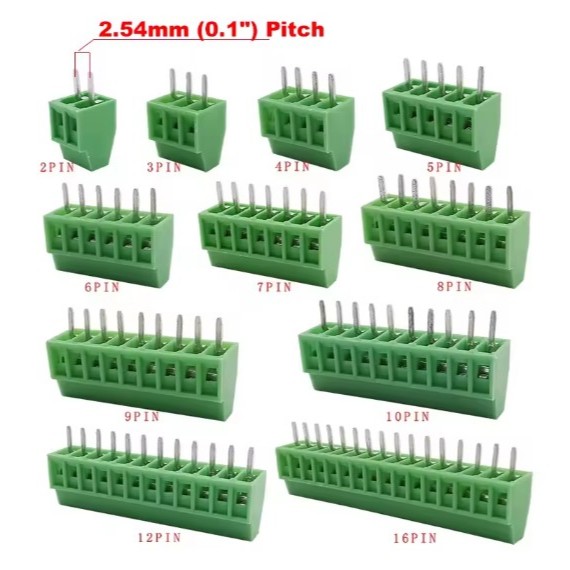 1pc KF128 2.54mm PCB Mini Screw Terminal Blocks Connector KF128-2.54 COD FAST SHIP OUT | Shopee ...
