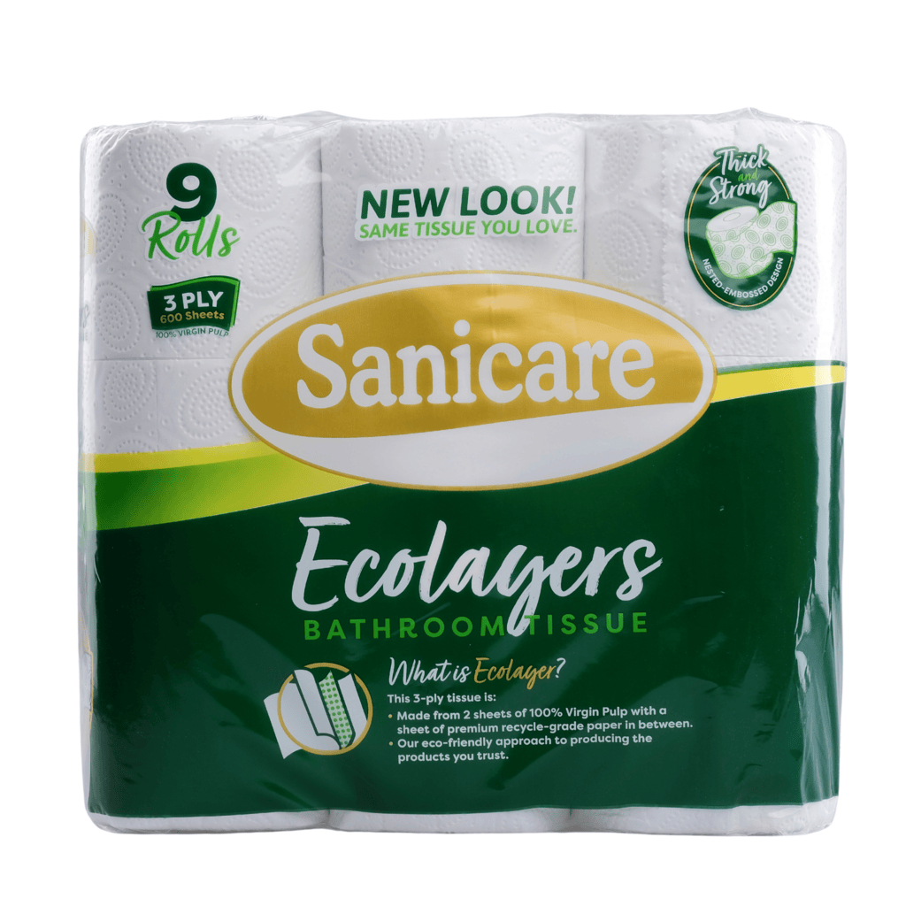 Sanicare Ecolayers Bathroom Tissue (9 Rolls) | Shopee Philippines
