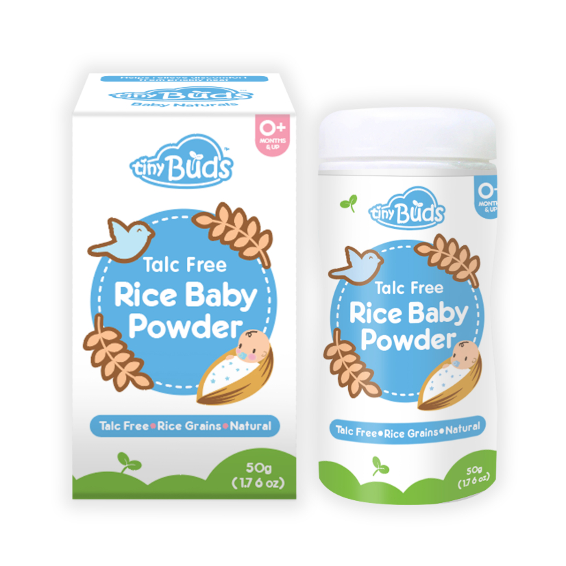 Tiny Buds Rice Baby Powder (Non-Talc) | Shopee Philippines