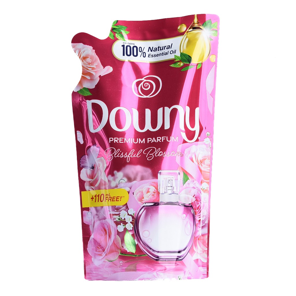 Downy Premium Parfum - Blissful Blossom Fabric Conditioner Refill Pouch ...