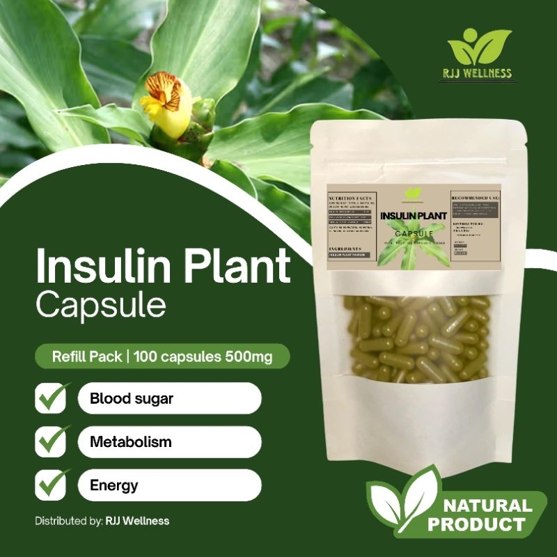 Insulin Plant Capsule~Refill pack(100 Capsules) | Shopee Philippines
