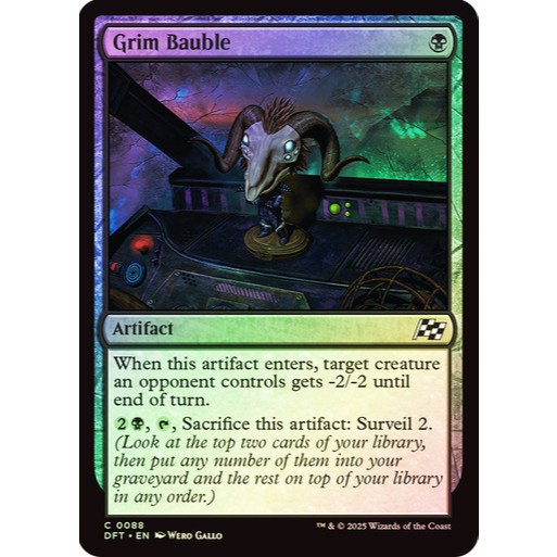 Grim Bauble - DFT - Common - MTG Cards (WOTC) | Shopee Philippines