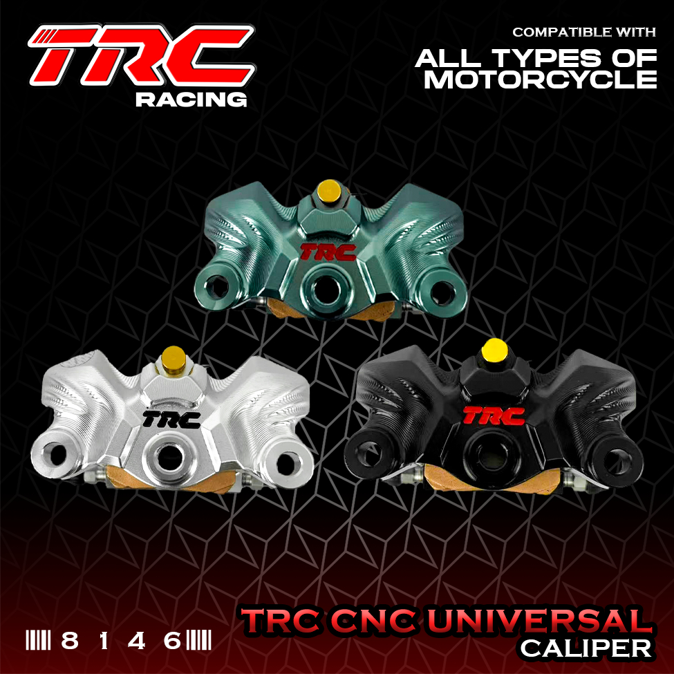 TRC CNC UNIVERSAL BRAKE CALIPER 2POT AXIAL MOUNTED 8146 | Shopee ...