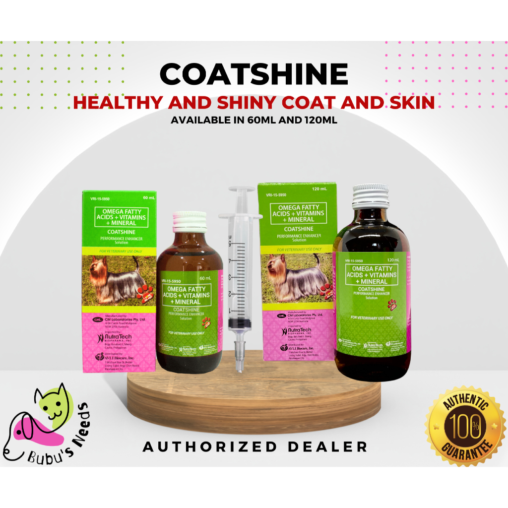 Coat Shine for Dogs and Cats with FREE Syringe | Shopee Philippines