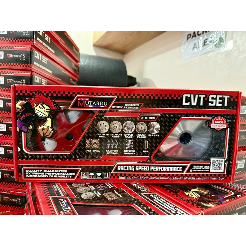 ORIGINAL MUTARRU FULL CVT SET FOR MIO. M3. NMAX. CLICK. BEAT Fi. PCX150 ...