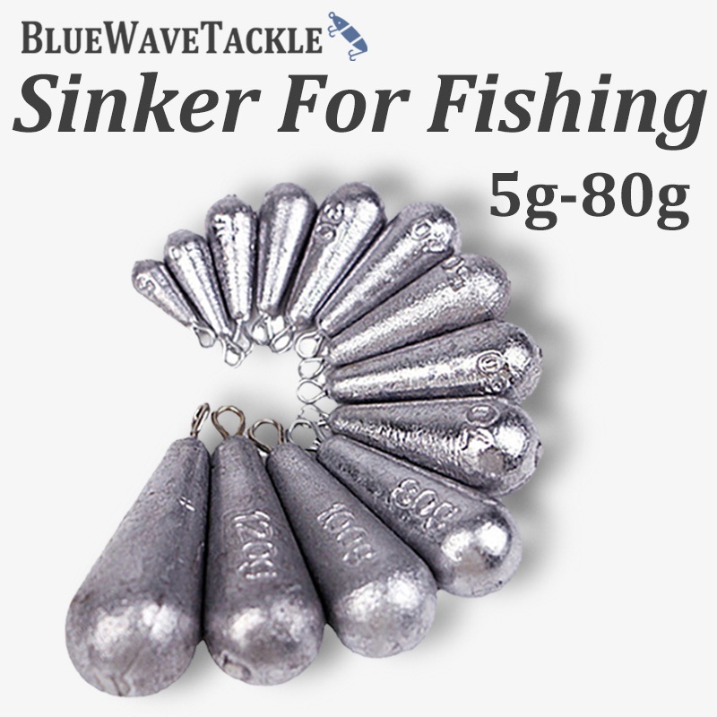 Lead Sinker 5-80Grams Fishing Gear Lead Sinker For Sea Fishing Gears ...